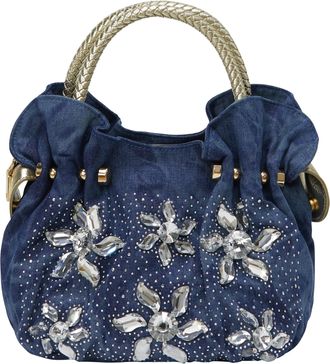 Faina Handtasche Handtasche Frauen Denim Gold