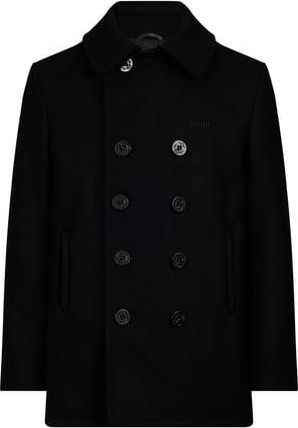 Schott NYC Manteau caban uni en laine
