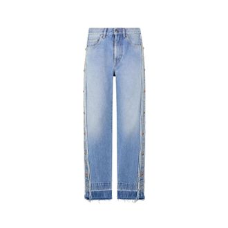 Roberto Cavalli Jeans mit Nieten- und Steinmuster - - Jeans - Herren - Blau - W34
