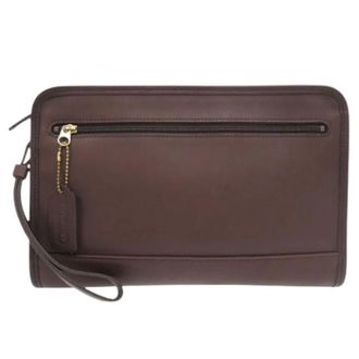 Coach Pochette Pre-owned - Homme - Pre-owned - Brun - Taille: ONE Size