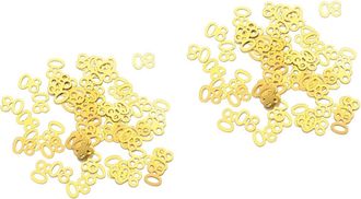 Cabilock 2400st&uuml;cke Konfetti F&uuml;r Geburtstag Und Jubil&auml;en Goldene Zahlen Streudeko F&uuml;r Hochzeiten Und Feiern F&uuml;r Tischdekoration Und Einladungen