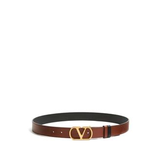Valentino Garavani Femme, Accessoires, Brun, Taille: 80 CM Ceinture VLogo Signature