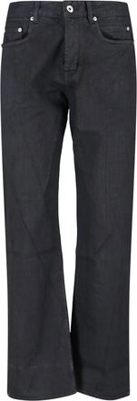 Rick Owens Straight Leg Jeans - Schwarz