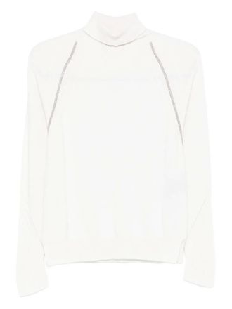 D.exterior pull à manches raglan - Blanc