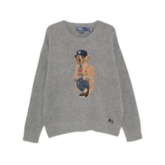 Ralph Lauren Herren, Strickwaren, Grau, XLGr&ouml;&szlig;e