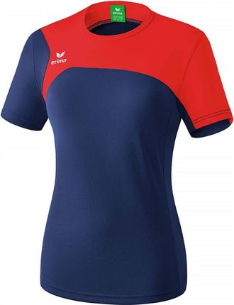 Erima Damen T-Shirt Club 1900 2.0 T-Shirt, New Navy/rot, 44, 1080707