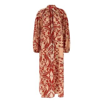 F.R.S. For Restless Sleepers Europa Chemisier Maxikleid - - Dresses - Damen - Rosa - S