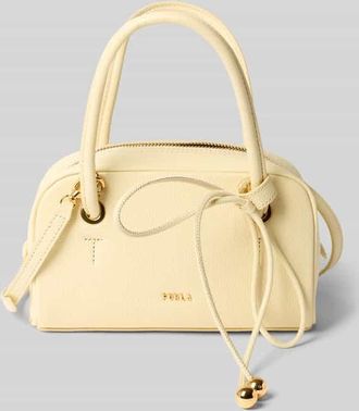 Furla Shoulder Bag aus echtem Leder mit Logo-Detail Modell Poppy