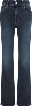 Haikure Femme, Jeans, Bleu, Taille: W28 Jeans &eacute;vas&eacute;s en coton denim