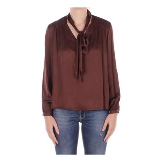 Manila Grace Damen, Blusen & Hemden, Braun, LGr&ouml;&szlig;e