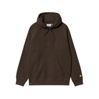 Carhartt Work in Progress Hooded Chase Sweat - - Sweatshirts & Hoodies - Herren - Braun - XL