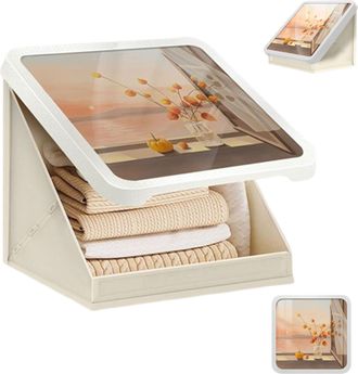 Generic Badezimmer-Wandregal mit Aufbewahrungsm&ouml;glichkeit, 38 x 38 cm, wasserdicht, faltbar, wandmontiert (ohne Bohren), mit Haken, platzsparende Aufbewahrung