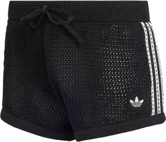 adidas Femme, Sport, Noir, Taille: 38 FR Shorts en Maille Crochet