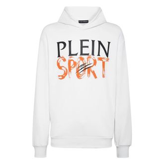 Plein Sport Hoodie Sweatshirt - - Sport - Herren - Wei&szlig; - 3XL