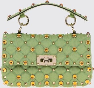 Valentino Garavani Rockstud Mini-Tasche aus gestepptem Twill mit Nieten