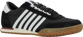 K-Swiss Damen Vintage Trainer T Sneaker, Black White, 39 EU