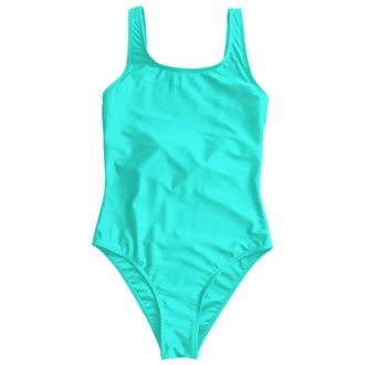 Generic Schwimmanzug Damen Bedeckt Tankini Monokini Neon Bikini Bademode Langes Bein Cut Out Tanga Slingshot Badeanzug Badeanzüge