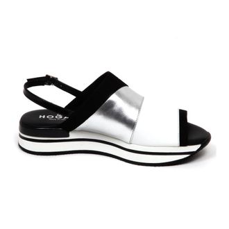 Hogan Silberner Keil Sandale Schuh - - Shoes - Damen - Mehrfarbig - 36 1/2 EU