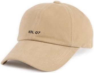 Nn.07 Casquette brod&eacute;e en coton et toile