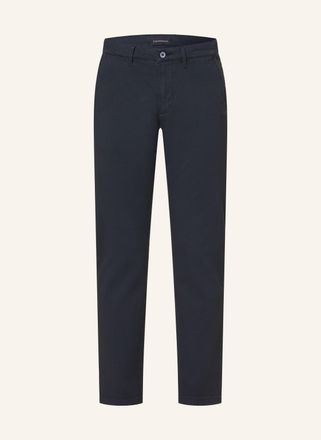 Strokesman's Strokesmans Piqu&eacute;-Chino Slim Fit blau