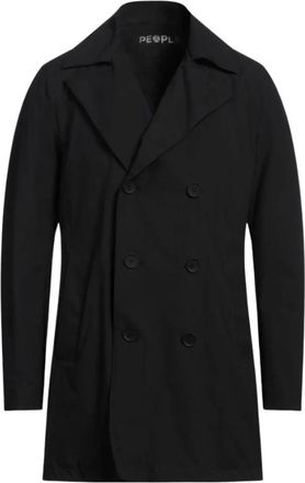 People of Shibuya Homme, Manteaux, Noir, Taille: S Trench Coat