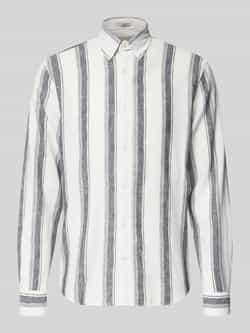 GANT Regular Fit Freizeithemd aus Leinen-Baumwoll-Mix mit Kentkragen