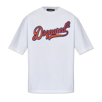 Dsquared2 T-Shirt mit Logo - - Tops - Herren - Wei&szlig; - M