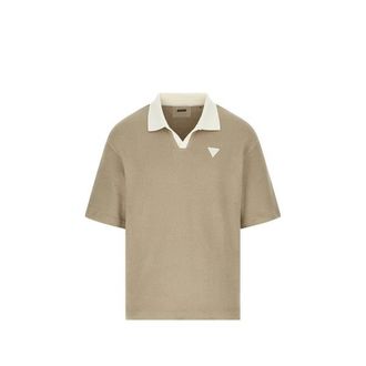 Guess Polo &agrave; logo triangle en coton