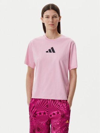 adidas T-Shirt Z.N.E. JC5401 Rosa Regular Fit