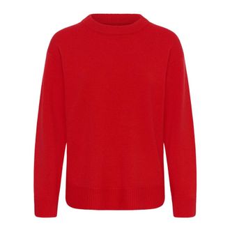 Part Two Rundhals-Strickware - - Knitwear - Damen - Rot - L