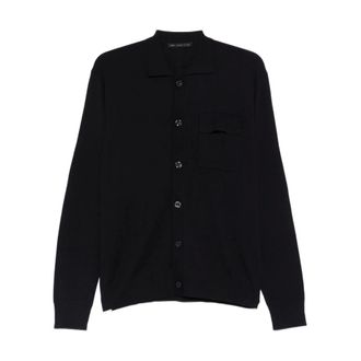 low brand Woll-Cardigan - - Knitwear - Herren - Blau - L