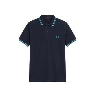 Fred Perry M102 G81 Polo-Shirt - - Tops - Herren - Blau - S