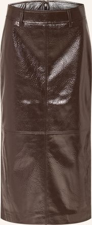 Frankie Shop Rock Taney In Lederoptik braun