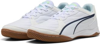 Puma Unisexs Pressing Iv Track Shoe, Puma White Aqua Fizzy Light Sea Glass, 46.5 EU