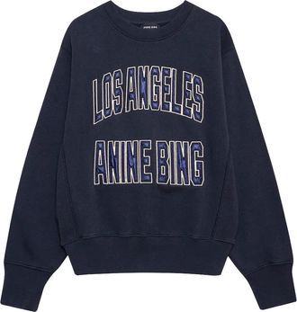 Anine Bing Harry Shrunken Sweatshirt - - Sweatshirts & Hoodies - Damen - Schwarzk - XS