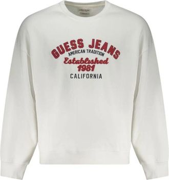 Guess Crewneck Sweatshirt - - Sweatshirts & Hoodies - Herren - Wei&szlig; - XS
