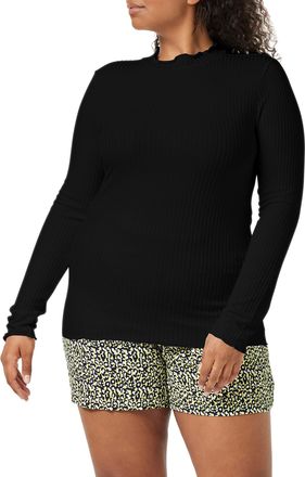 Sparkz Damen Hillary Jersey Top Ls Langarmshirt, Schwarz (Black 099), 40 (Herstellergröße: X-Large)