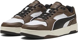 Puma Baskets Basses Unisexes RBD Break - Blanc/Noir/Bronze Plat, 39 EU, Puma White PUMA Black Flat Bronze, 40 EU