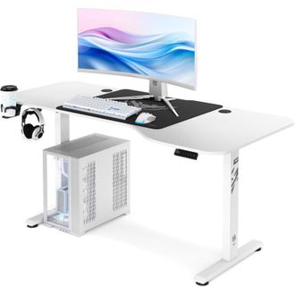 Diablo H&ouml;henverstellbarer Schreibtisch Diablo X-Tensio 1600 Wei&szlig;
