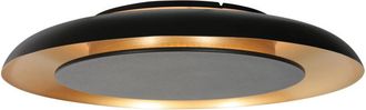 Steinhauer Steinhauer - plafonnier - Golden Veil - noir - m&eacute;tal - &Oslash; 60cm
