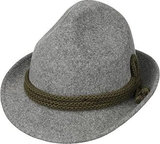 LIPODO Chapeau Dreispitz Classique Homme - Made in Italy de Costume Bavarois Tirole Automne Printemps Hiver Ete Printemps-ete - 61 cm Gris-Olive