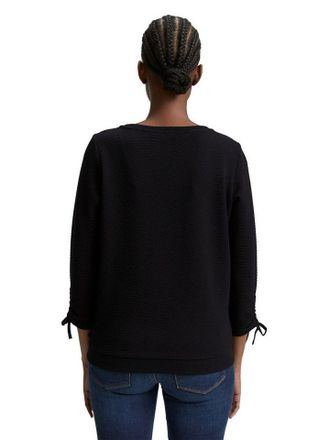 Tom Tailor Sweatshirt (1-tlg) Drapiert/gerafft
