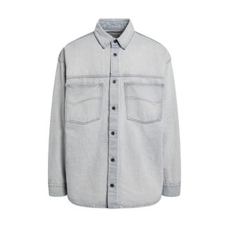 Balenciaga Denim Langarmhemd - - Shirts - Herren - Blau - S