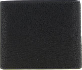 Balenciaga Calf Leather Bifold Wallet - Black