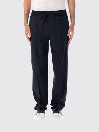 Valentino Garavani Pantalon droit en laine et mohair avec cordon de serrage