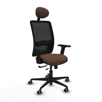 Piqueras y Crespo Einfacher Schreibtischstuhl Zulema mit 2D-Armen, h&ouml;henverstellbarer Lendenwirbelst&uuml;tze und festem Kopfteil, ausgestattet mit Syncro/Traslack und Schne