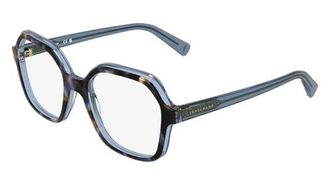 Longchamp LO2796 439 AZURE HAVANA/TRANSPARENT AZURE 53/19/140 Lunettes pour femme
