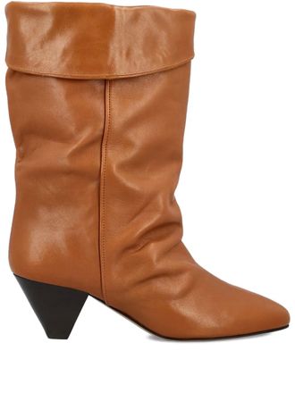 Isabel Marant bottines en cuir de veau 55 mm - Marron