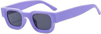 Generic Lunettes de soleil punk à monture carrée pour hommes et pour femmes, pare-soleil extérieur, décoration de fête (couleur : B, taille : moyen) 2026