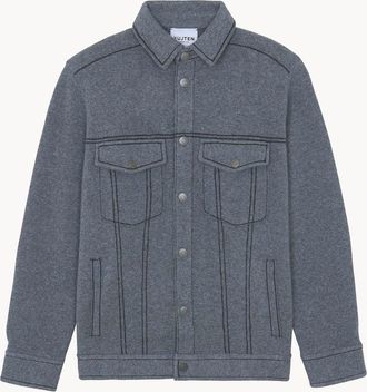 Kujten Veste cachemire homme jacquard, 4 fils - Veste Gael